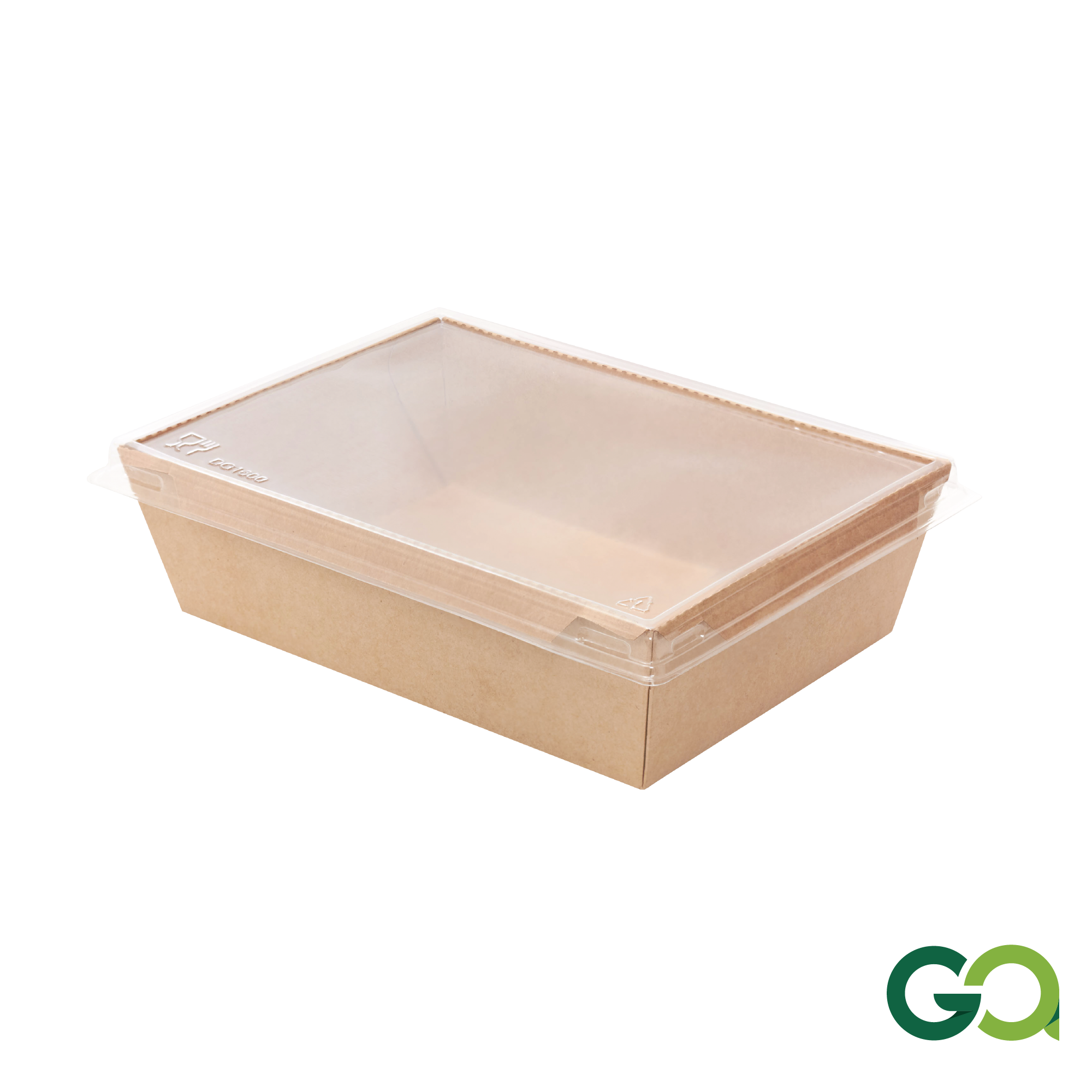 1600ml 1 COM HYBRID LUNCH BOX BR (1 carton : 200 pieces) – GA Ecopak